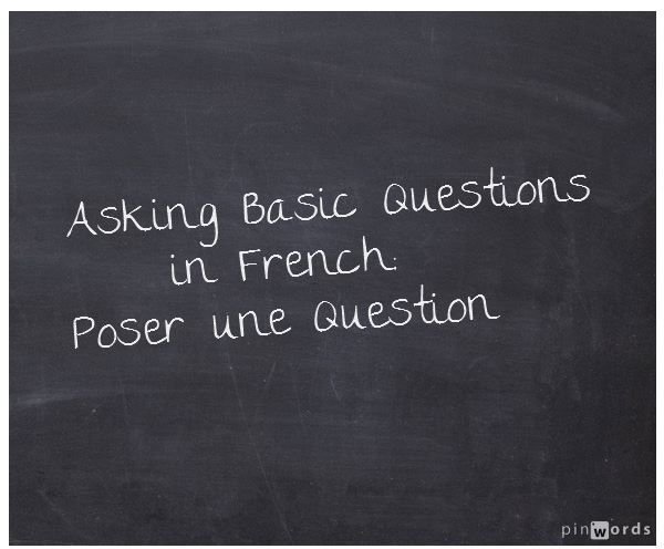 Asking Basic Questions In French A Lesson Plan For Grades 7 Through Asking Basic Questions In French A Lesson Plan For Grades 7 Through