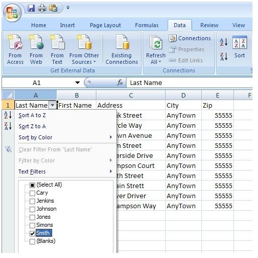 How To Make A Checkmark Box In Excel 2007
