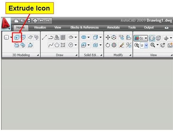 AutoCAD 3D Extrude Free AutoCad Tutorials