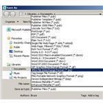 Convert a Microsoft Publisher Item to JPEG