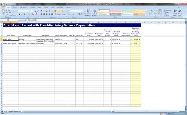 How To Create A Depreciation Schedule In Excel