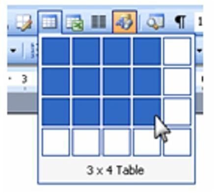 Learn How To Create A Table In Microsoft Word 2003
