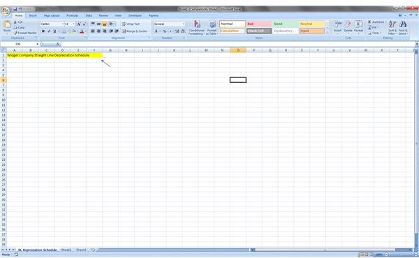 How To Create A Depreciation Schedule In Excel Bright Hub