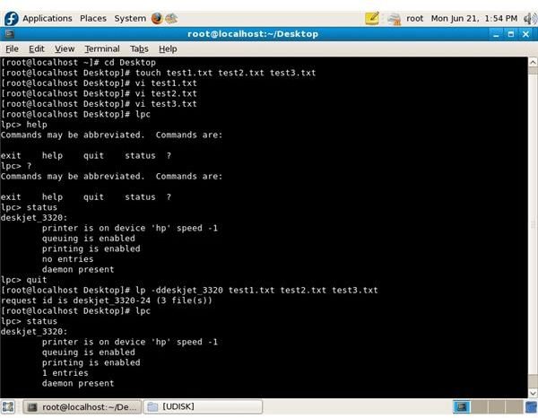 Command Line Linux Printing Made Simple Bright Hub