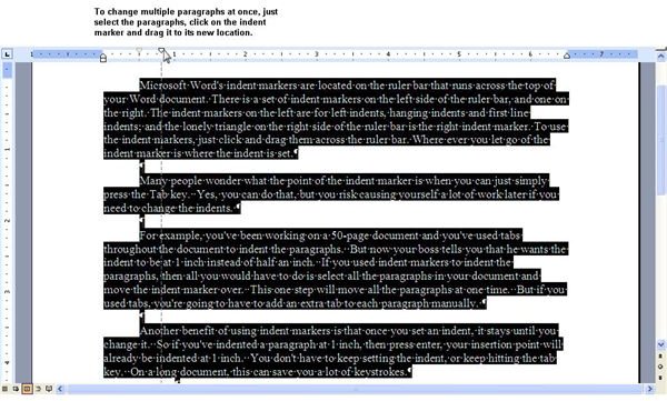 How To Indent Paragraphs In Microsoft Word Documents Bright Hub