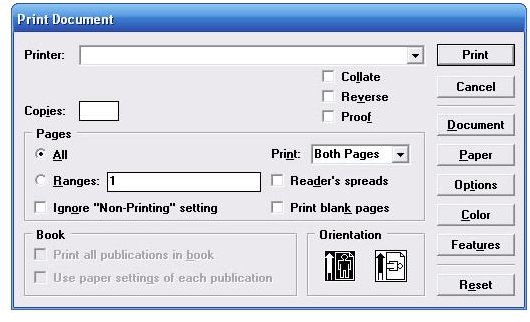 How To Print PageMaker Documents