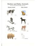 Preschool Lesson Mother and Baby Animals with Free Worksheet