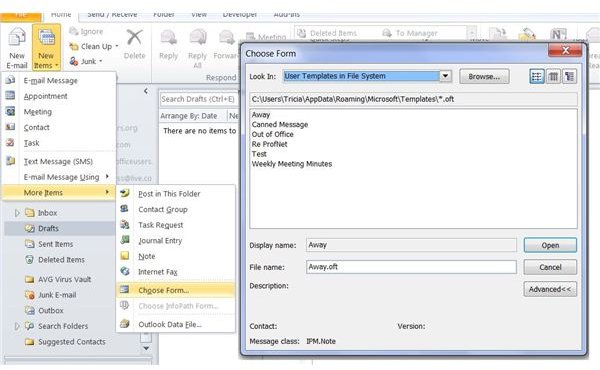 How To Use Templates In Microsoft Outlook Image To U