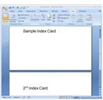 How Do I Make Index Cards in Microsoft Word?
