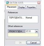 Pro-Engineer Tutorial: How to use Datum Features in Pro-Engineer