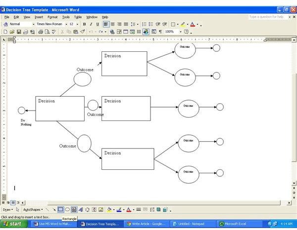 Download A Decision Tree Template For Word BrightHub Project Management