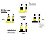Buoys and channel markers - IALA buoyage system A and B