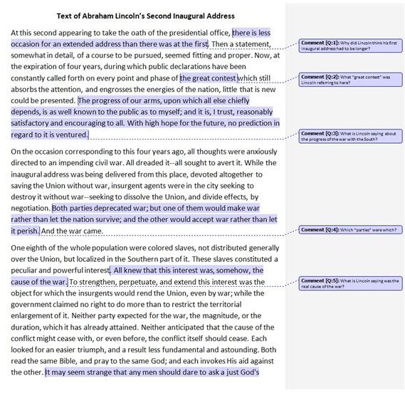 A Lesson Plan for a Middle School History Class on Abraham Lincoln's ...