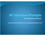 AP Literature Review: Resources to Review English AP With Your Class