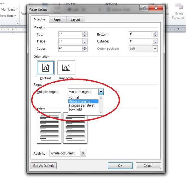 Page Layout And Setup Using Microsoft Word Using Word For Desktop 